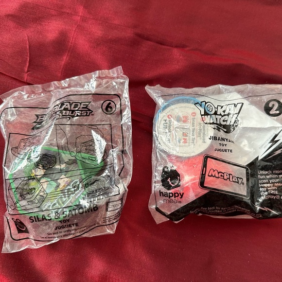 Toys | Mcdonalds Beyblade Burst Silas Satomb Yokai Watch Happy Meal ...